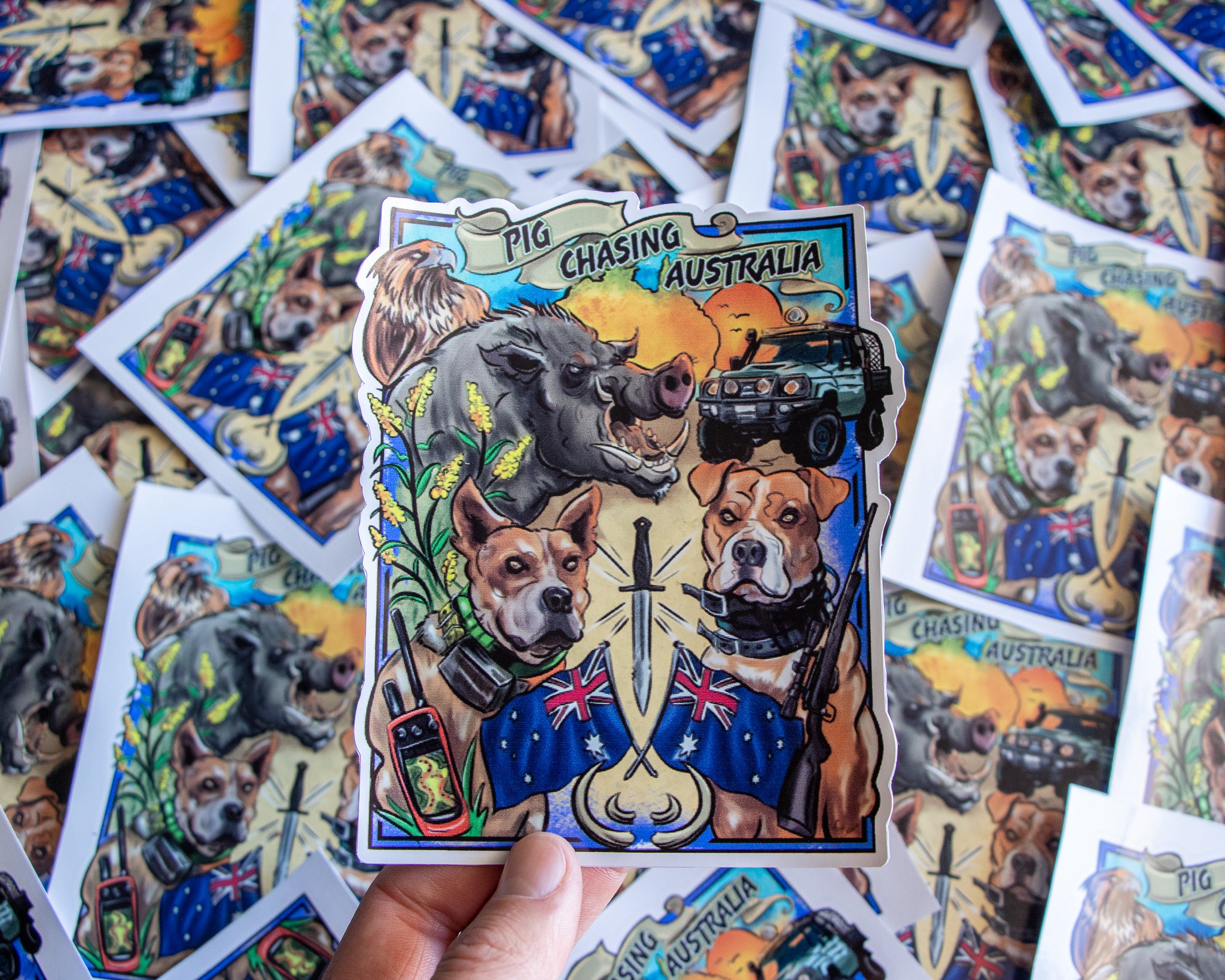 Stickers – Pig Chasing Australia