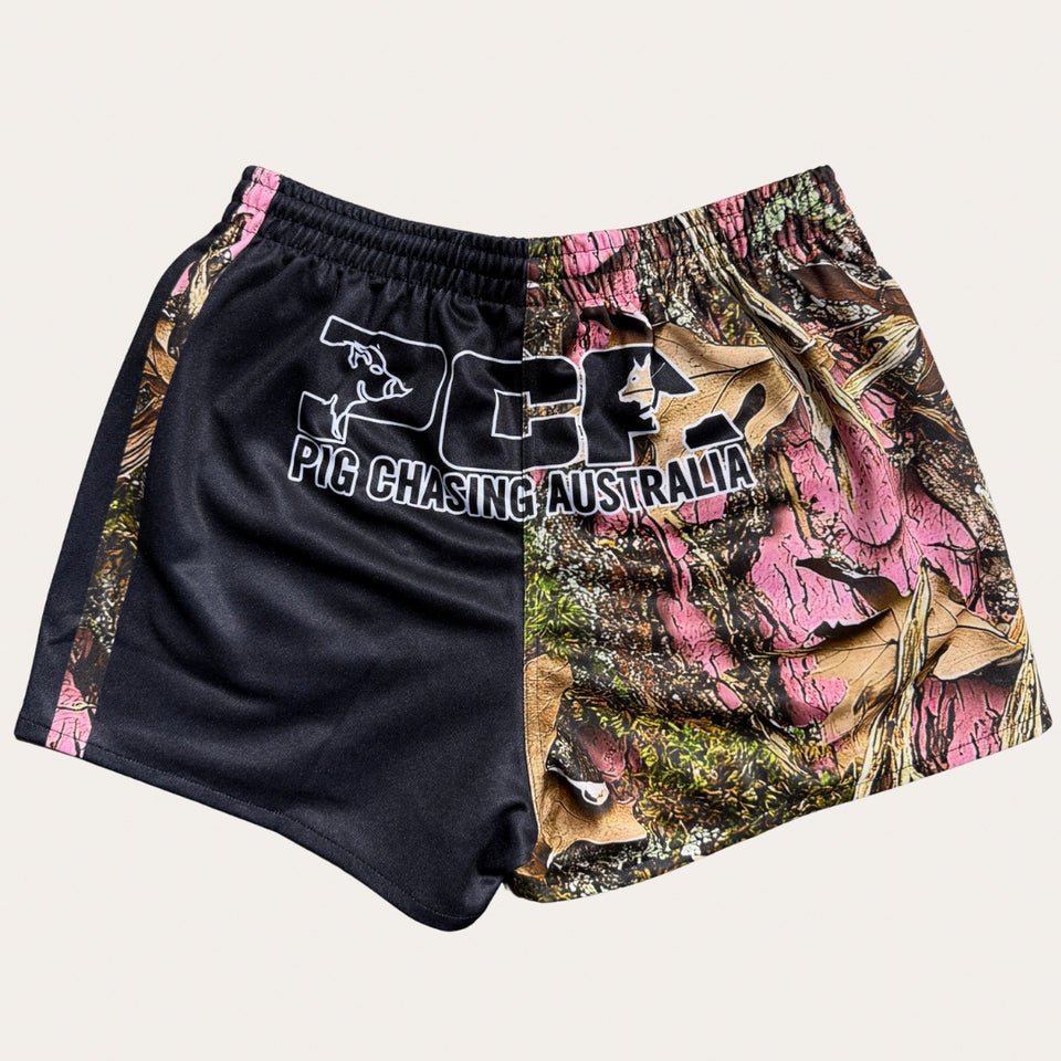 Footy Shorts – Pig Chasing Australia