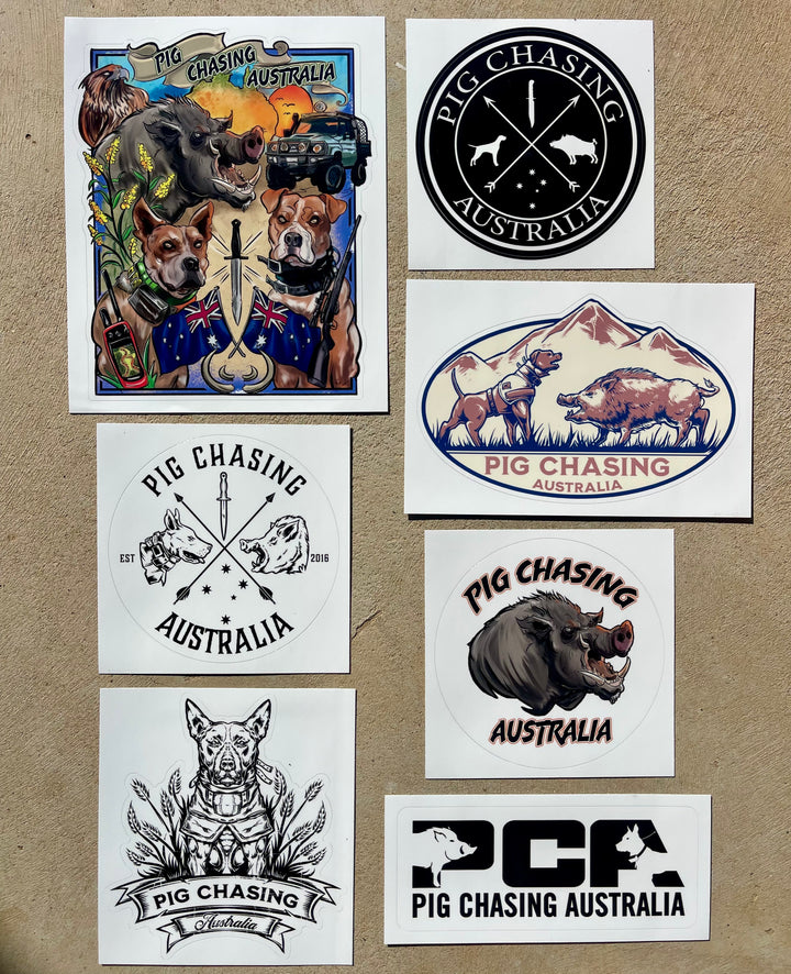 Stickers – Pig Chasing Australia