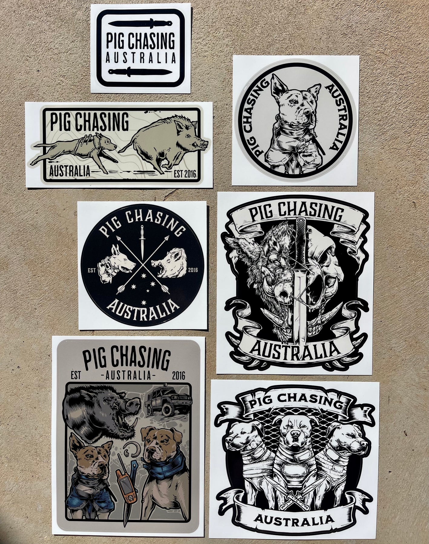Gen 2 Sticker Pack – Pig Chasing Australia