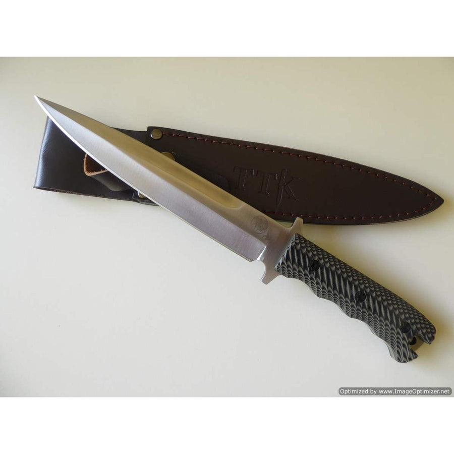 Tassie Tiger Pig Sticker Knife & Leather Sheath – Pig Chasing Australia